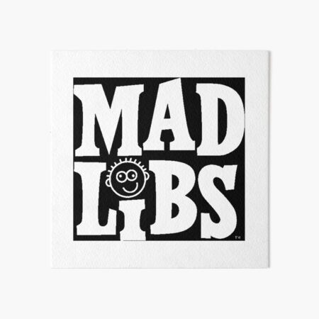 "BEST SELLER - Mad Libs Logo Merchandise" Art Board Print by ...