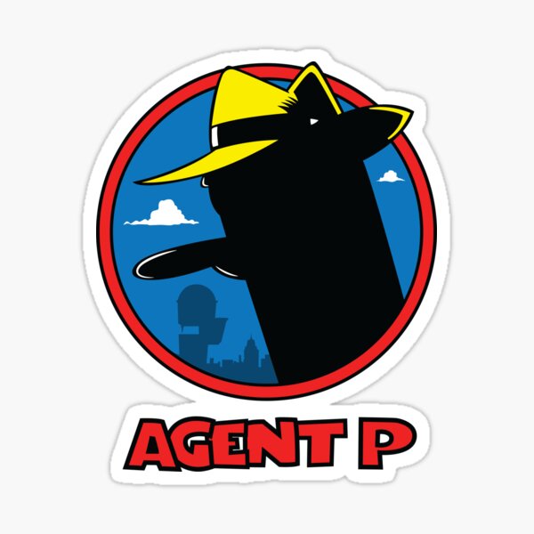 "Agent P" Sticker for Sale by theartofm | Redbubble