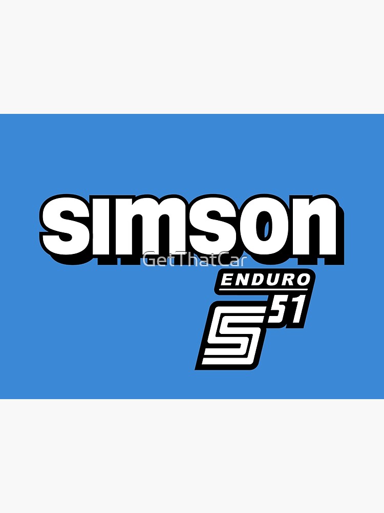 "Simson S51 Enduro logo" Art Print by GetThatCar | Redbubble