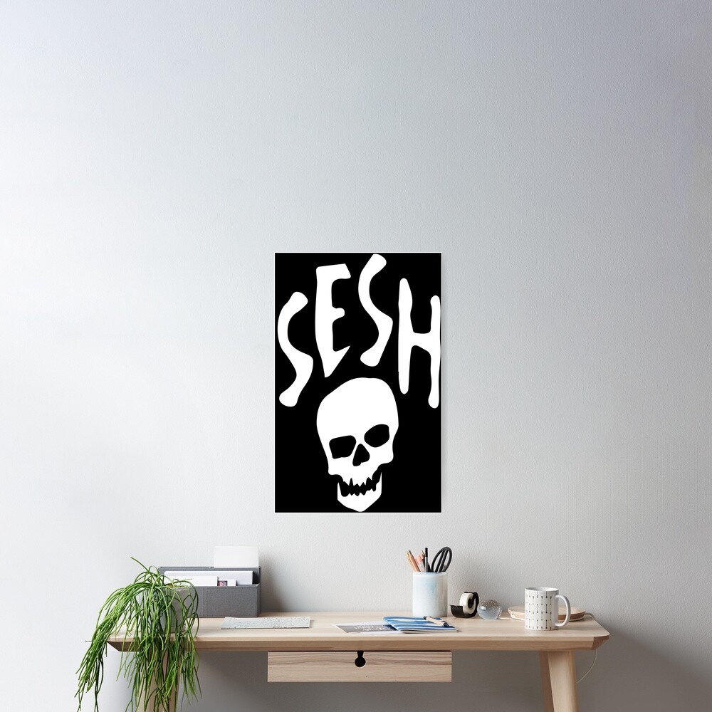 "TEAM SESH WHITE LOGO" Poster by Dashysprintshop | Redbubble