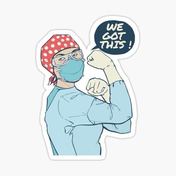 "we got this !" Sticker for Sale by letihraga | Redbubble