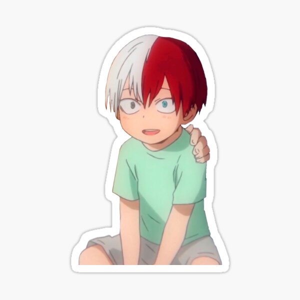 "Shoto Todoroki" Sticker for Sale by KassV1019 | Redbubble