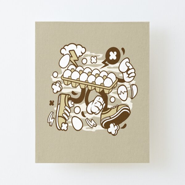 "Running eggs Cartoon Character - fun graphic - an illustration that ...