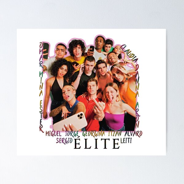 "elite netflix cast " Poster for Sale by xxdengraphicxx | Redbubble