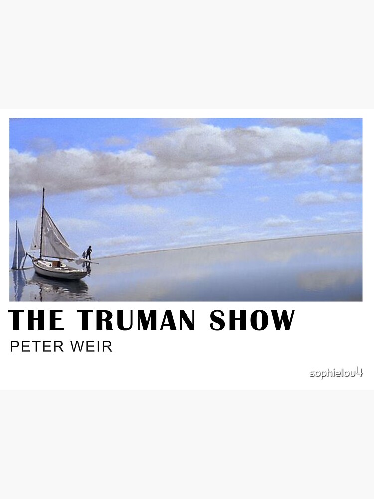 "The Truman Show Movie Poster" Sticker by sophielou4 | Redbubble