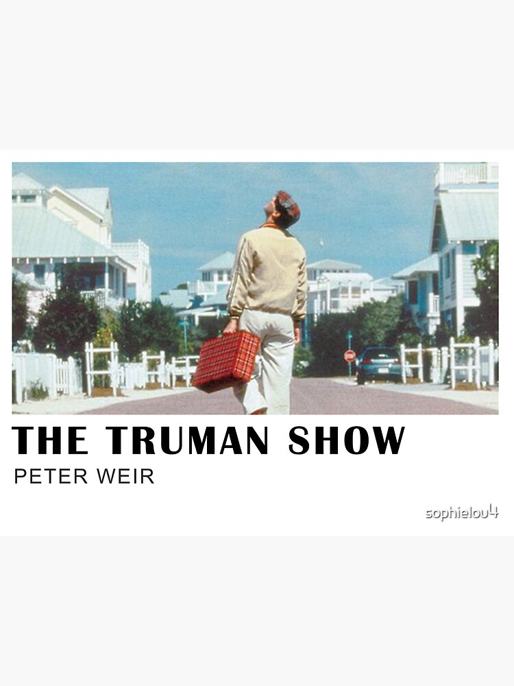 "The Truman Show Movie Poster" Sticker by sophielou4 | Redbubble