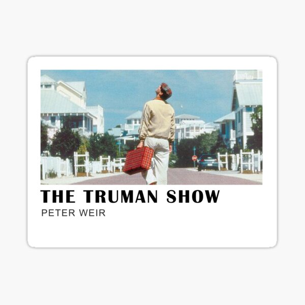 "The Truman Show Movie Poster" Sticker by sophielou4 | Redbubble