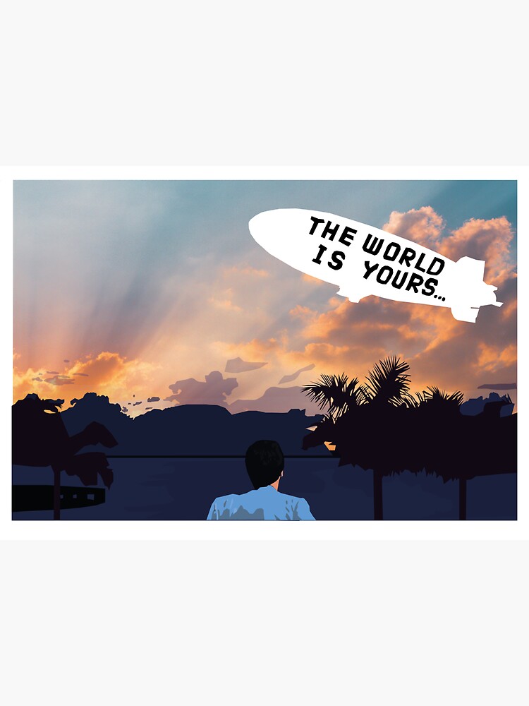 "Scarface" Sticker by pregniezbainee | Redbubble