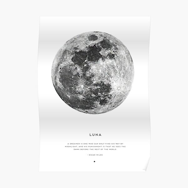 "Luna / Moon / Astrology Artwork" Poster for Sale by Naomillustrates ...