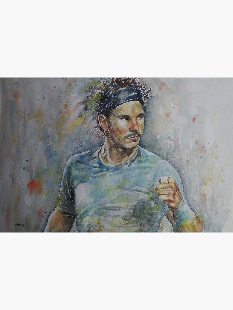 "Rafa Nadal - Portrait 5" Framed Art Print for Sale by artsNportraits ...