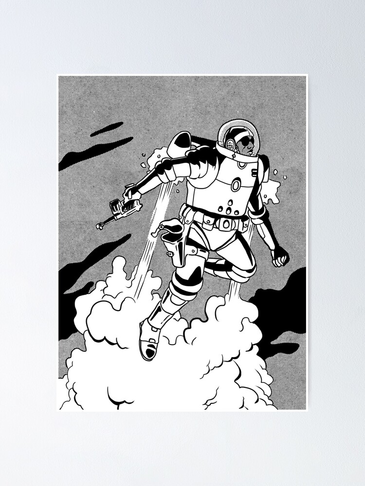 "The Space Ranger" Poster by miguel-santos | Redbubble