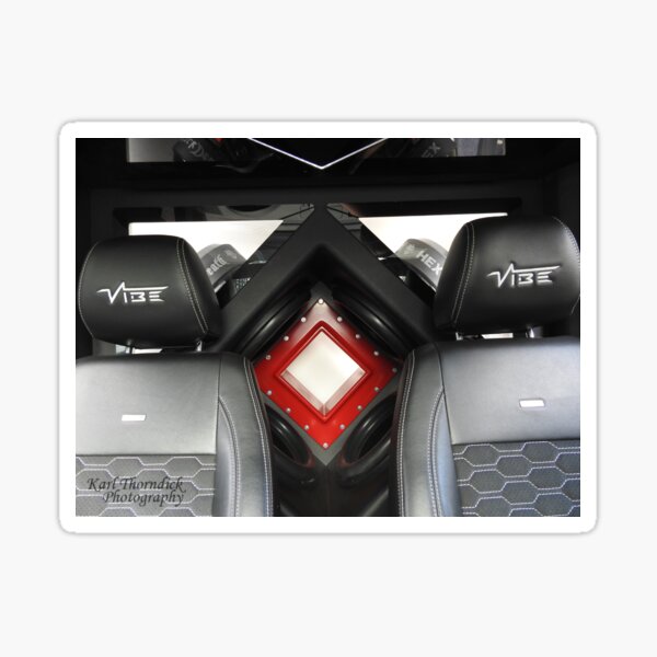 "vibe car audio" Sticker for Sale by karlthorndick | Redbubble