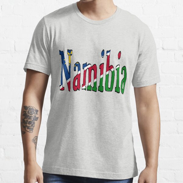 "Namibia Font with Namibian Flag" T-shirt for Sale by Havocgirl ...