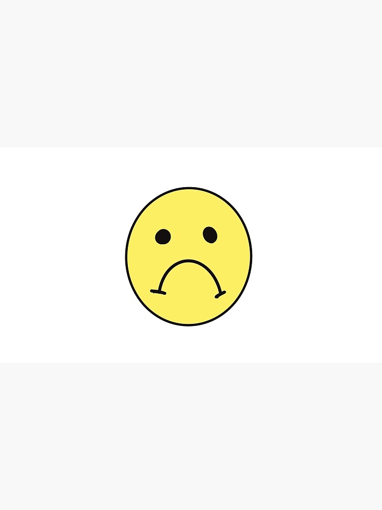 "Yellow Sad Face" Poster by annaroth20 | Redbubble