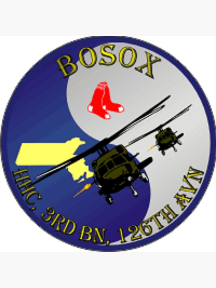 Pegatina «US Army 3rd Battalion 126th Aviation MA Army National Guard ...