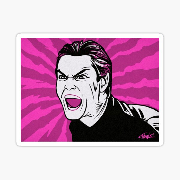 "Once Bitten" Sticker by ibtrav | Redbubble