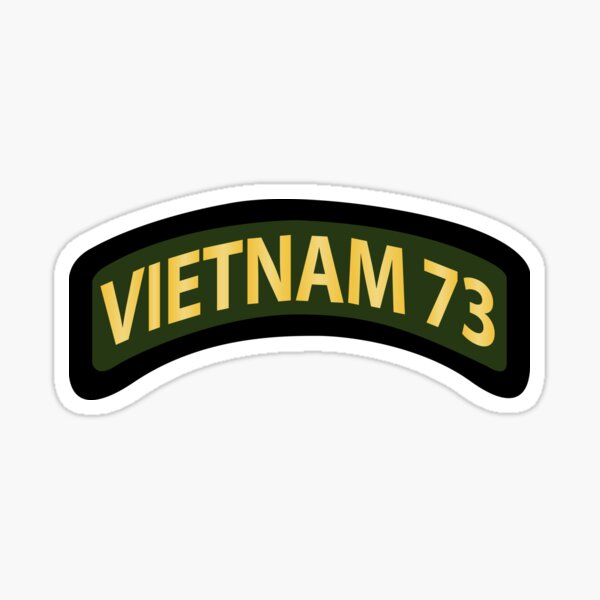 "Army - Vietnam Tab - 73" Sticker for Sale by twix123844 | Redbubble