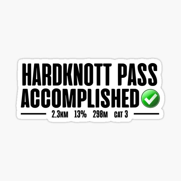 "Hardknott Pass Accomplished Cycling Lake District" Sticker for Sale by ...