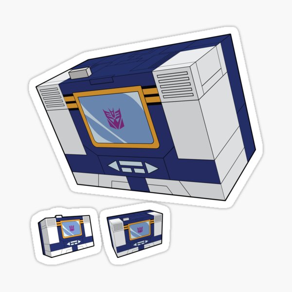 "Soundwave - stickers (mirror image)" Sticker by NDVs | Redbubble