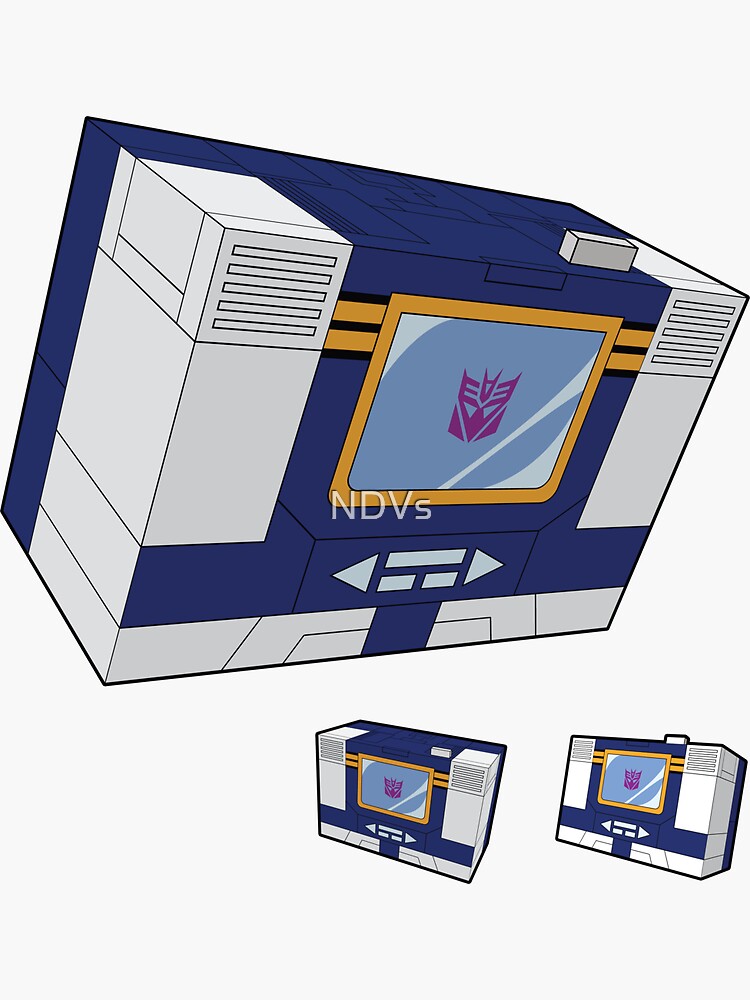 "Soundwave - sticker 2" Sticker for Sale by NDVs | Redbubble