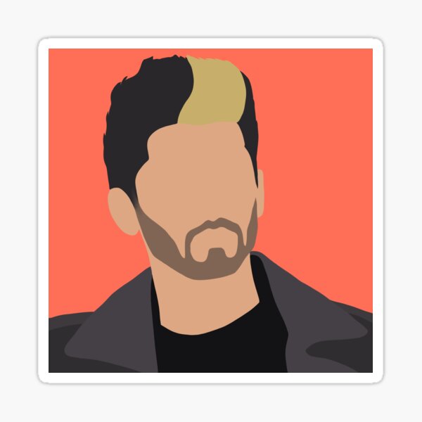 "Zayn Malik, Blonde Streak" Sticker for Sale by mkisthebest | Redbubble
