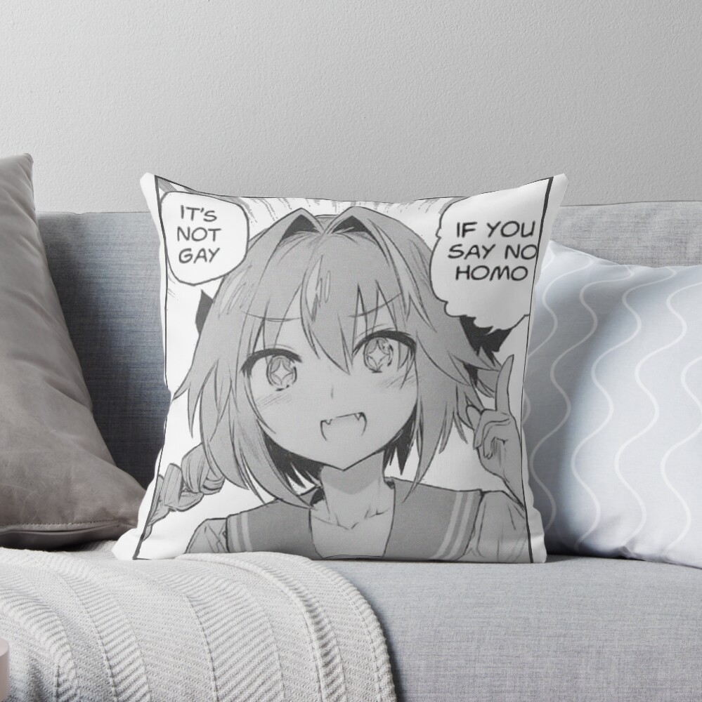 Fate Grand Order Astolfo Best Trap Throw Pillow For Sale By Hiddencentral Redbubble
