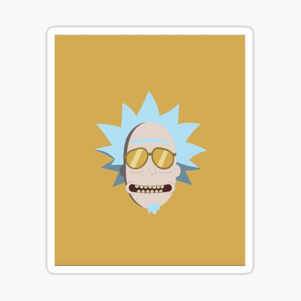 "Cool Rick Sanchez" Sticker for Sale by blakekoski | Redbubble