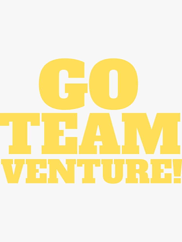 "Venture Bros. - Go Team Venture! Slogan Print" Sticker by ...