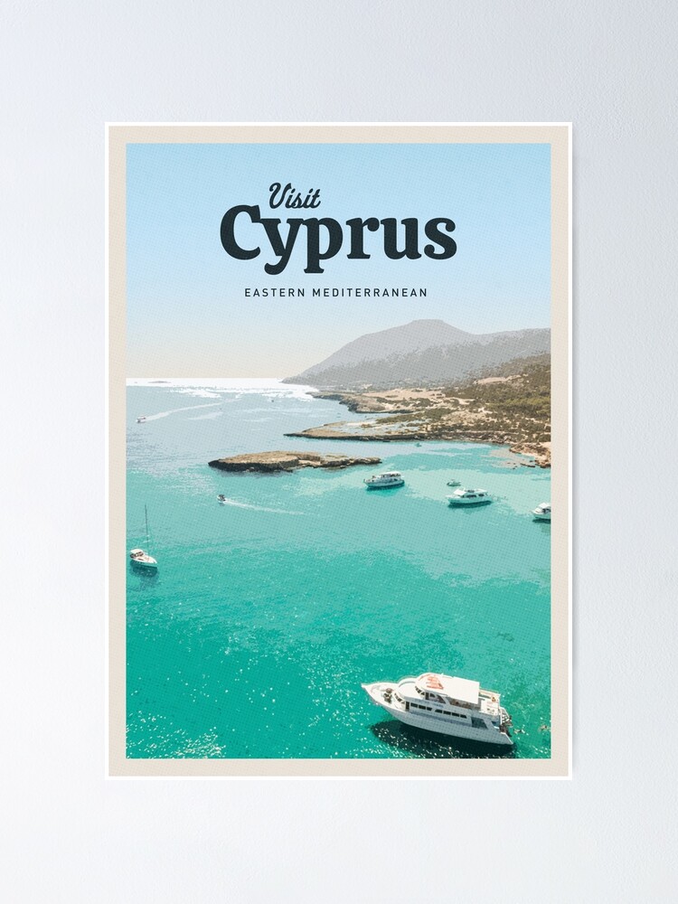 "Visit Cyprus" Poster for Sale by CallumGardiner | Redbubble