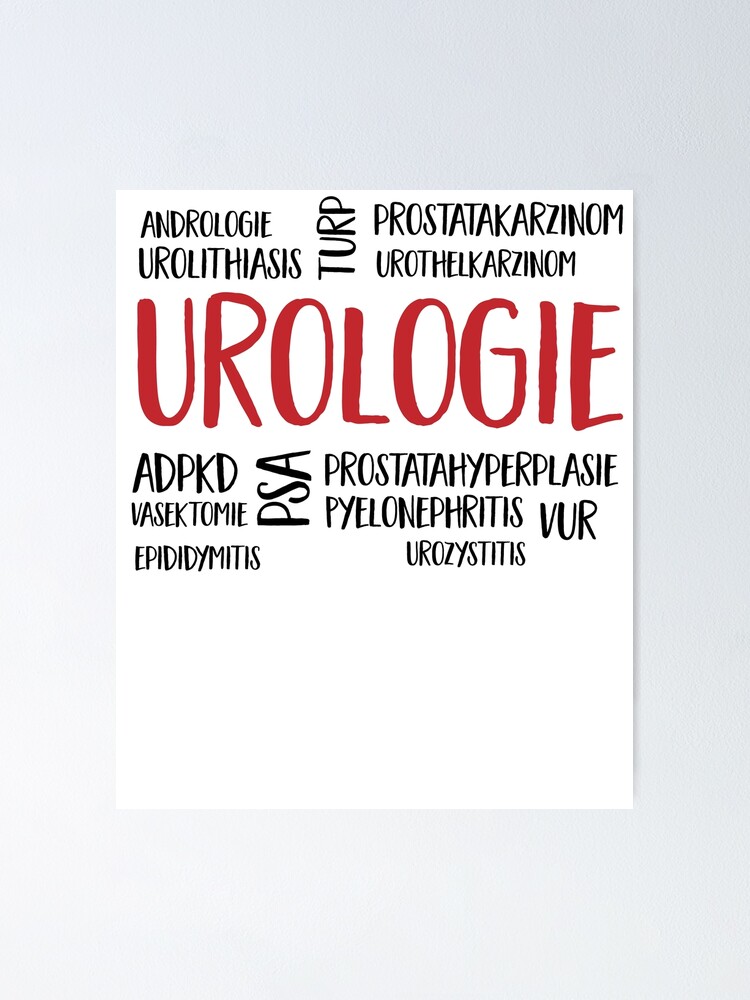 "urology" Poster by Vectorqueen | Redbubble