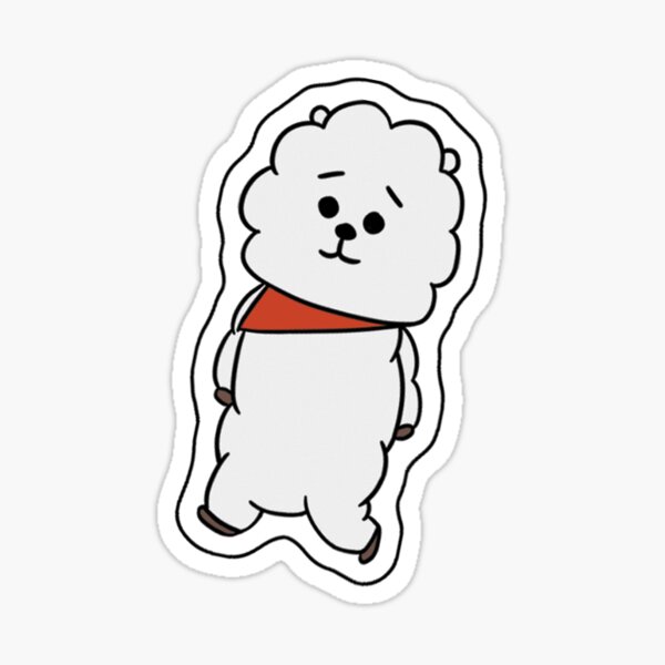 "RJ BT21 Sticker" Sticker by calemonsi | Redbubble
