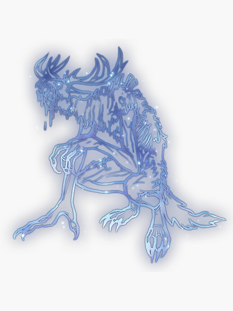 "Grim Dawn Wendigo Constellation Design" Sticker by ulitau | Redbubble