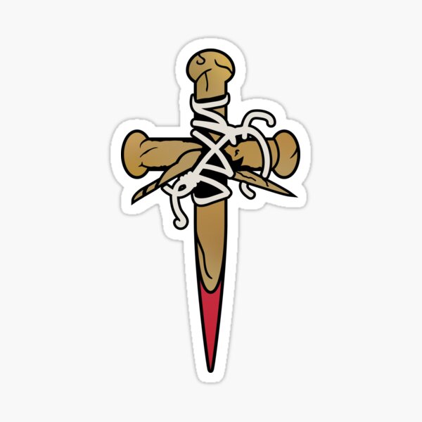 "Eddie Cross" Sticker by Linubidix | Redbubble