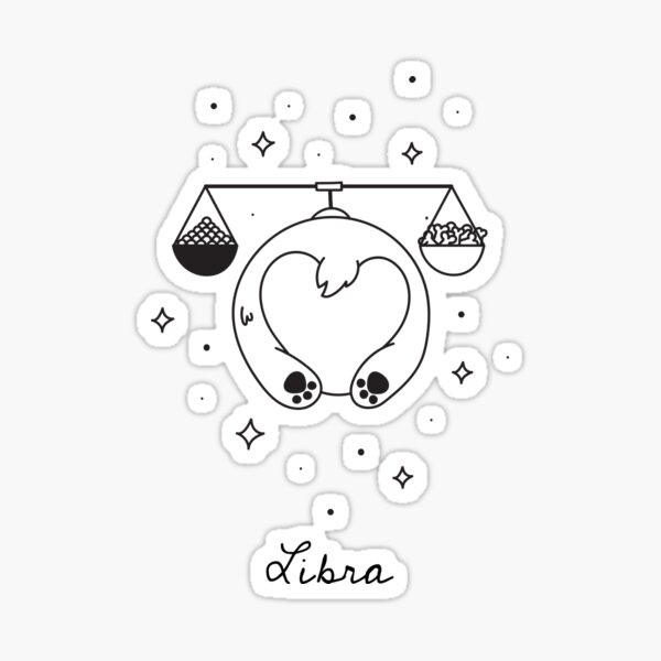 "Astrological sign: Libra" Sticker by ErenStream | Redbubble