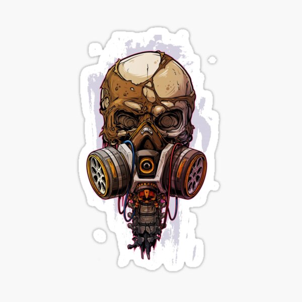 "Caveira Máscara " Sticker by glincoln88 | Redbubble