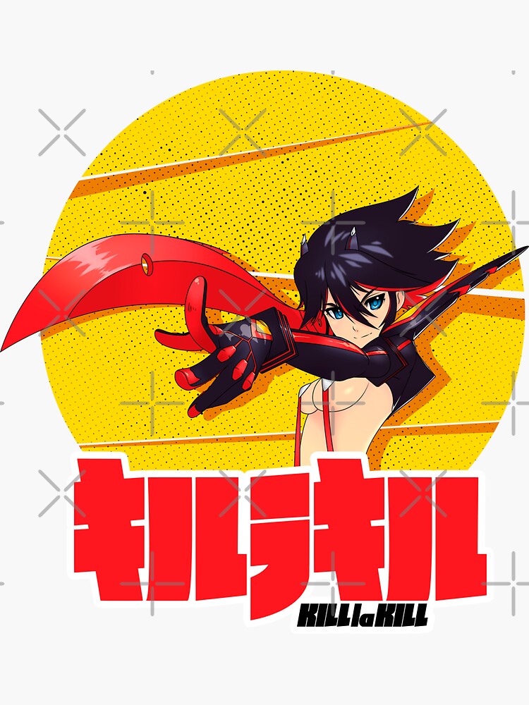 "Kill la Kill" Sticker for Sale by Animenox | Redbubble