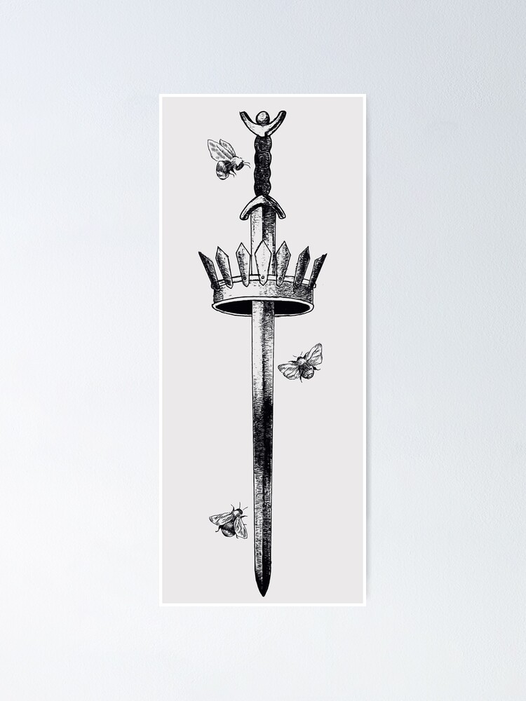 "Bee Sword" Poster for Sale by MarshBec | Redbubble