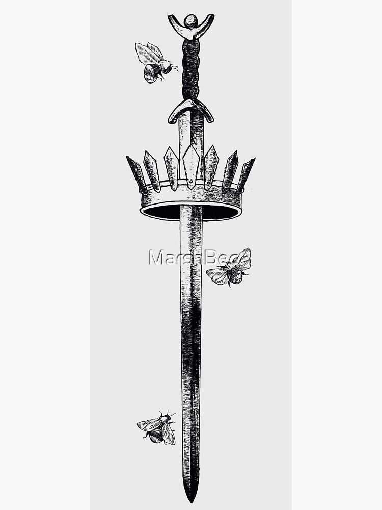 "Bee Sword" Sticker for Sale by MarshBec | Redbubble