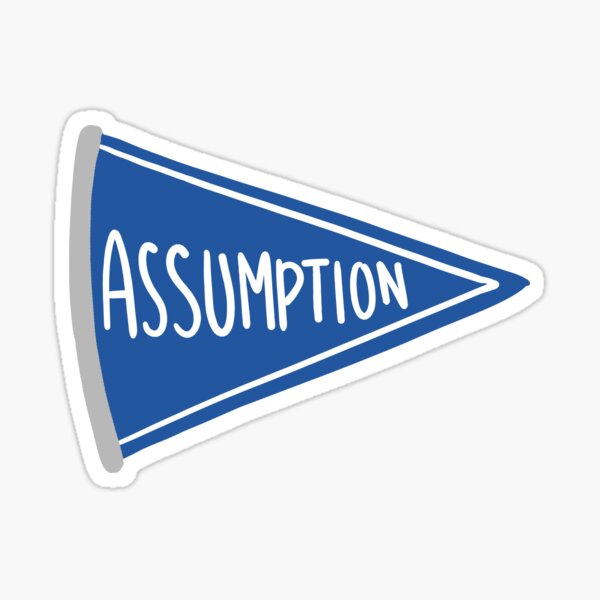 "Assumption College" Sticker for Sale by kristymc | Redbubble