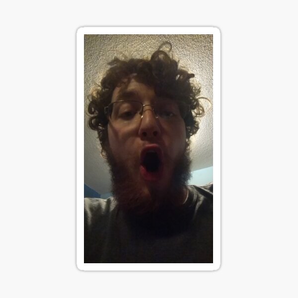 "Poggers from the man" Sticker by KodyOlsen | Redbubble