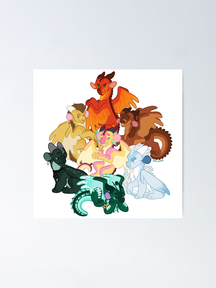 "Jade Winglet - WOF Wings of Fire" Poster for Sale by StudioMaverick ...