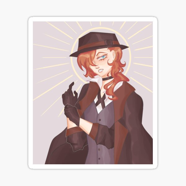 "Chuuya Nakahara" Sticker for Sale by SavageFangirl | Redbubble