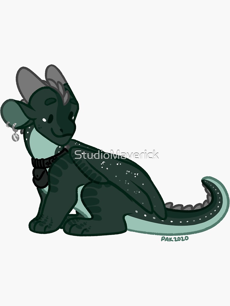 "Moonwatcher - WOF Wings of Fire" Sticker for Sale by StudioMaverick ...