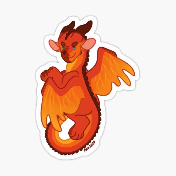 "Peril - WOF Wings of Fire" Sticker for Sale by Studio Maverick | Redbubble