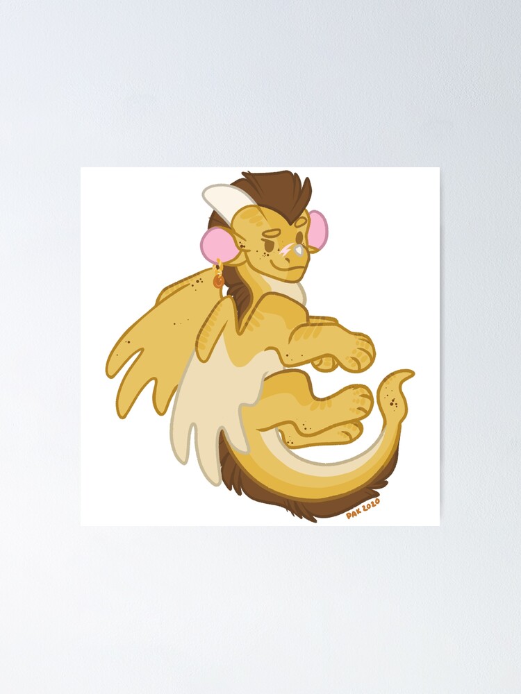 "Qibli - WOF Wings of Fire" Poster by StudioMaverick | Redbubble