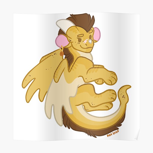 "Qibli - WOF Wings of Fire" Poster by StudioMaverick | Redbubble