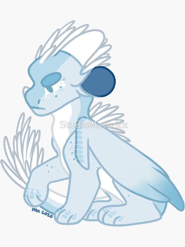 "Winter - WOF Wings of Fire" Sticker for Sale by StudioMaverick | Redbubble