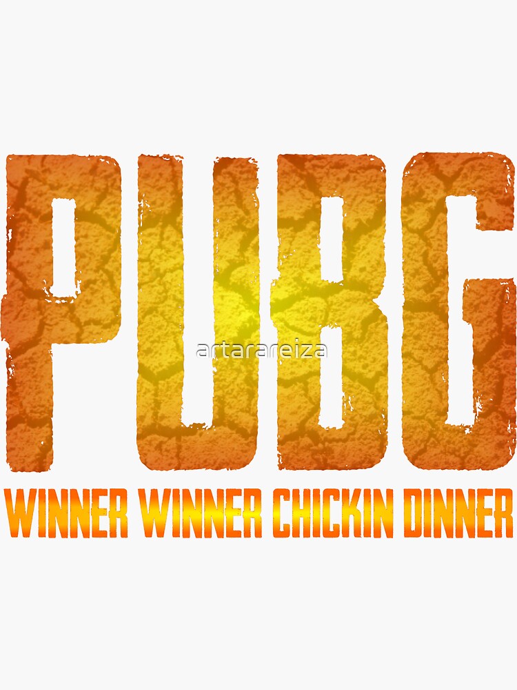 "Pubg logo" Sticker for Sale by artarareiza | Redbubble