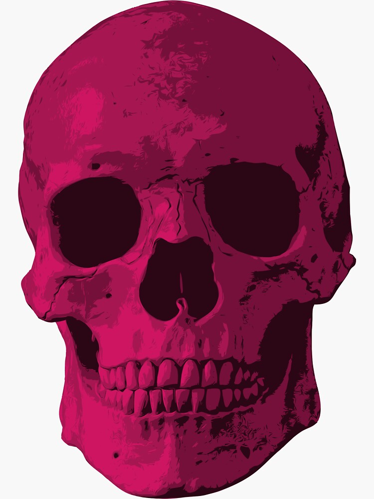 "Synthwave Skull. " Sticker for Sale by Mohd-workshop | Redbubble