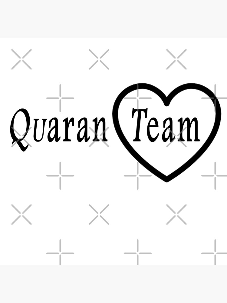 "quaranteam" Canvas Print for Sale by rorita24 | Redbubble